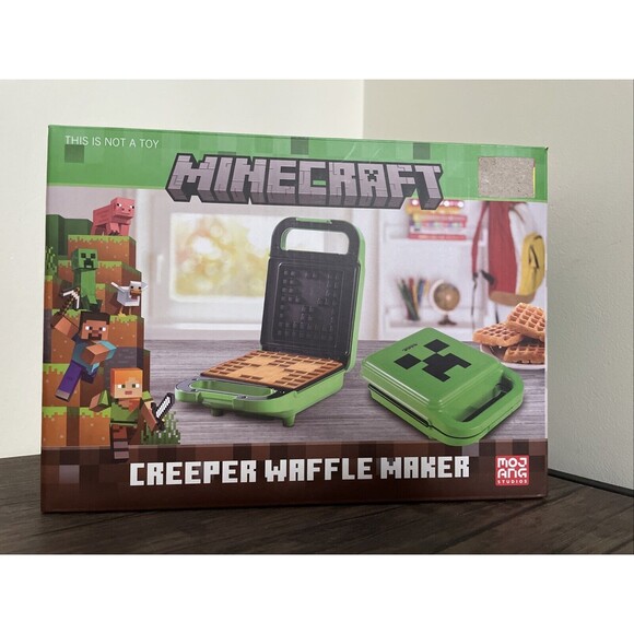 Ukonic | Kitchen | New Minecraft Creeper Waffle Maker Imprints Creeper ...